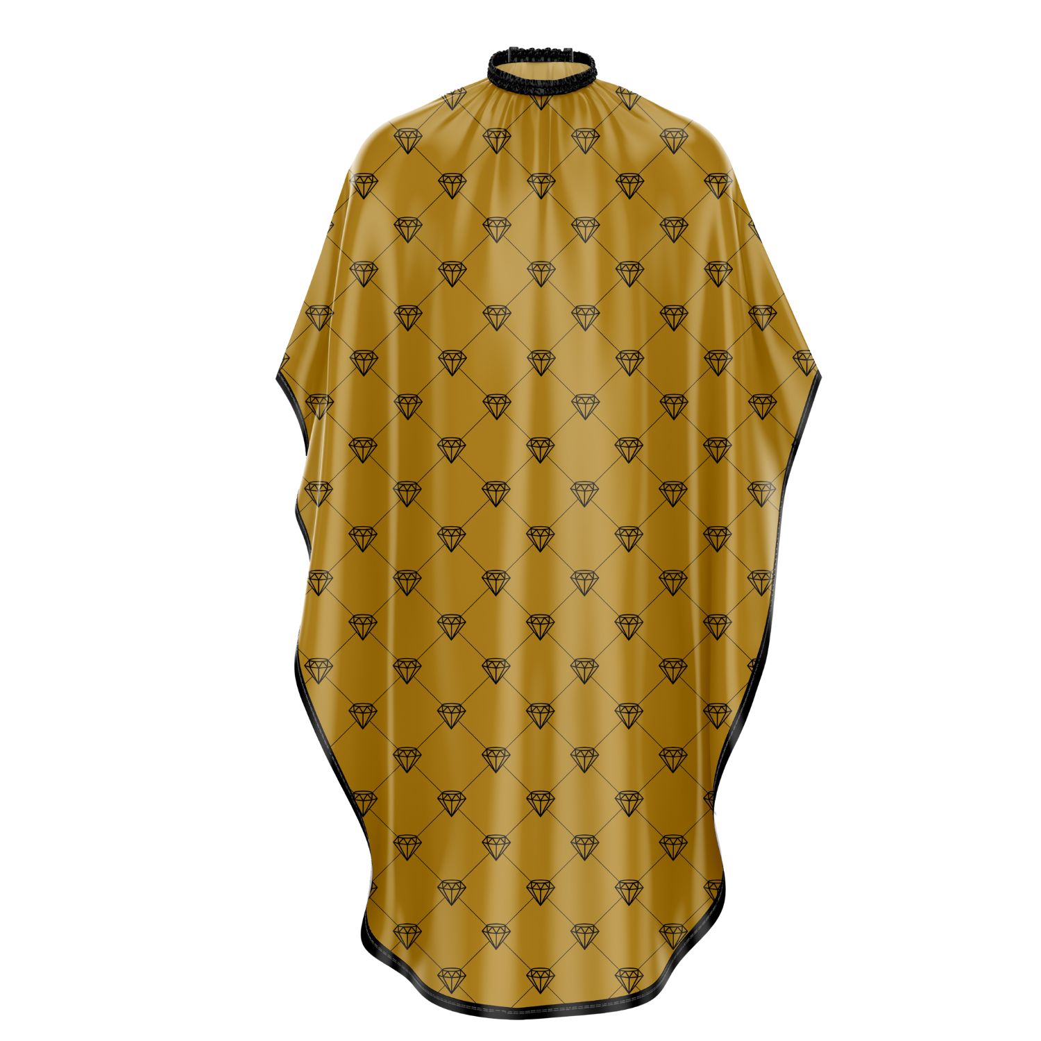 Diamond Gold Satin Cape – BARBER FLOW STORE